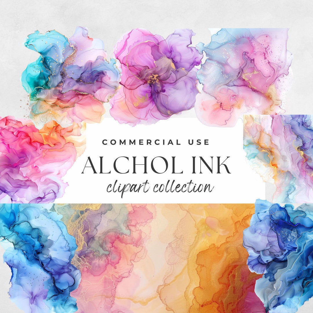 Alcohol Ink Clipart PNG, Watercolor Splash, Splashes Background ...