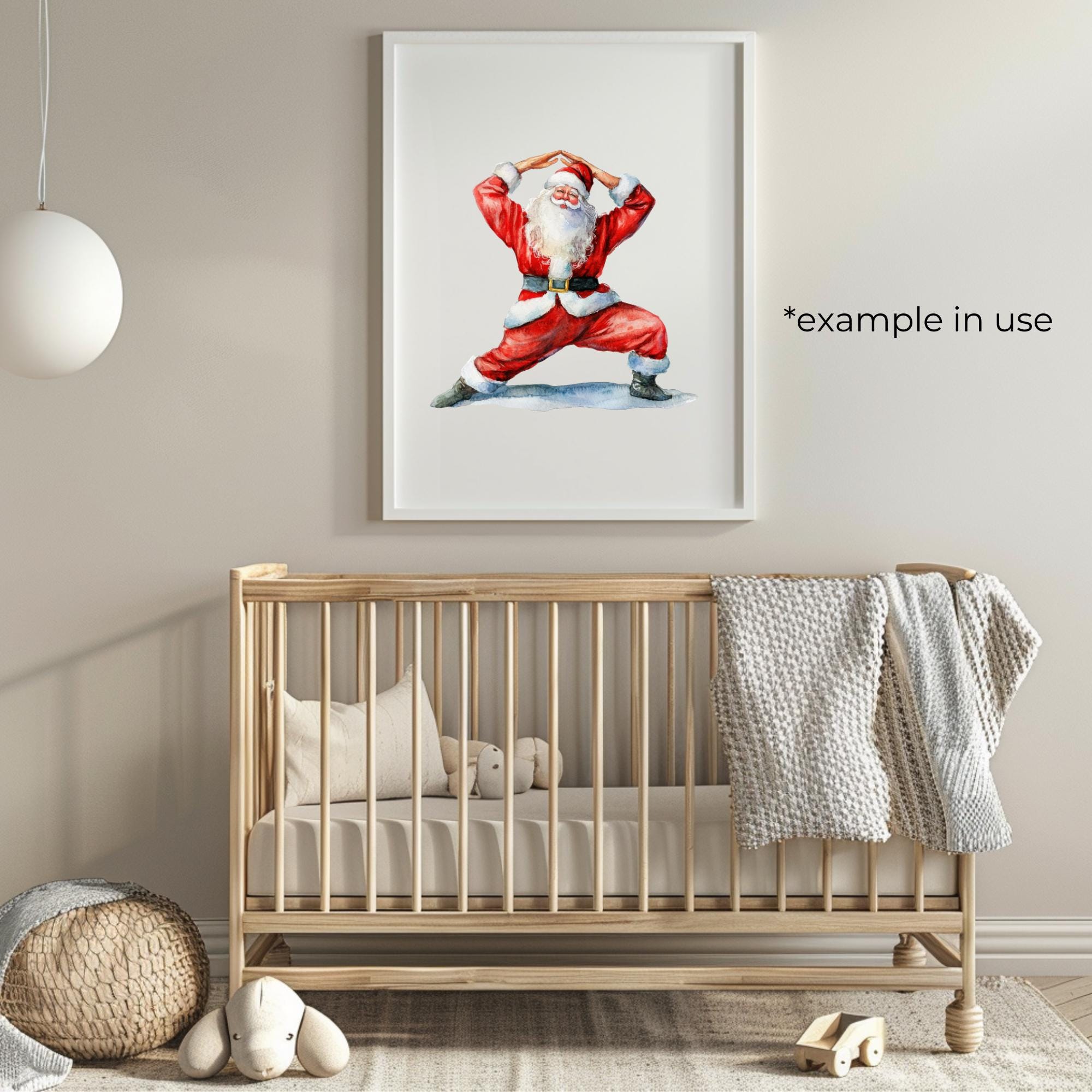 Christmas Yoga Santa Clipart Santa Yoga Pose Christmas Yoga Png ...