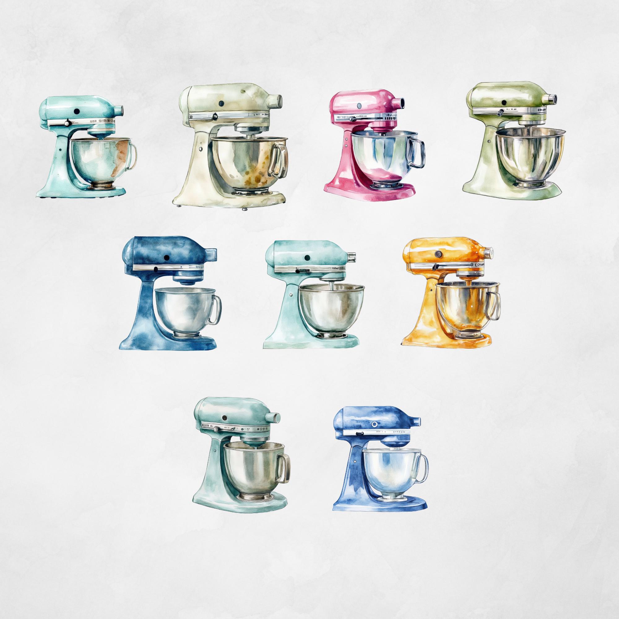 Kitchen Stand Mixer Clipart, Kitchen Clipart, Cooking Clipart ...