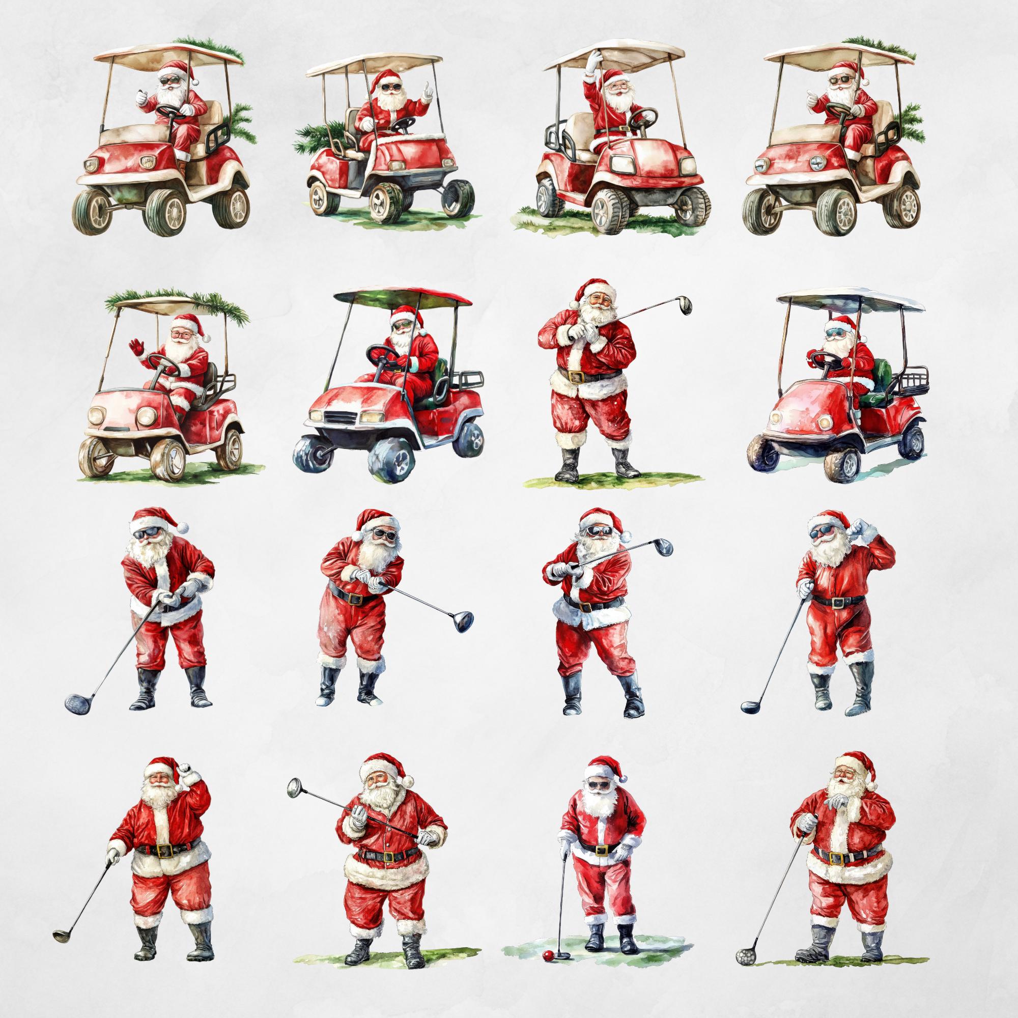 Christmas Golf Cart Christmas Clipart Golf Christmas Png Golf Cart ...