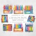 Crayon Box Clipart, School Supplies, Back to School Png, Crayon Clipart ...