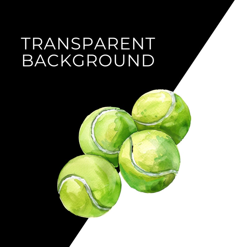 Watercolor Tennis, Tennis Ball Clipart Png, Tennis Racket Png, Tennis ...