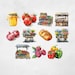 Watercolor Farmers Market Clipart, Farm Produce, Produce Clipart ...