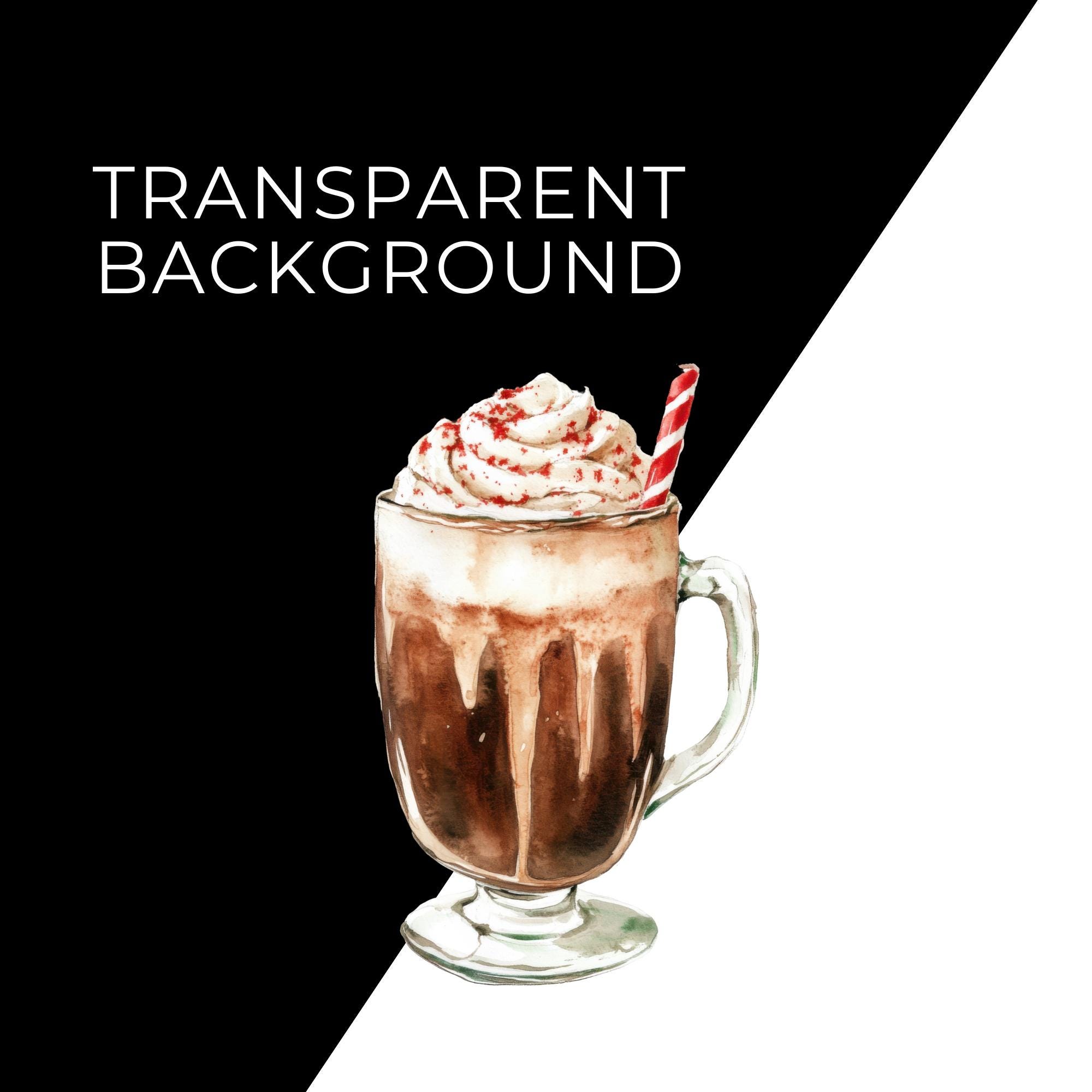 Hot Chocolate Clipart, Hot Cocoa, Winter Clipart, Christmas Watercolor ...