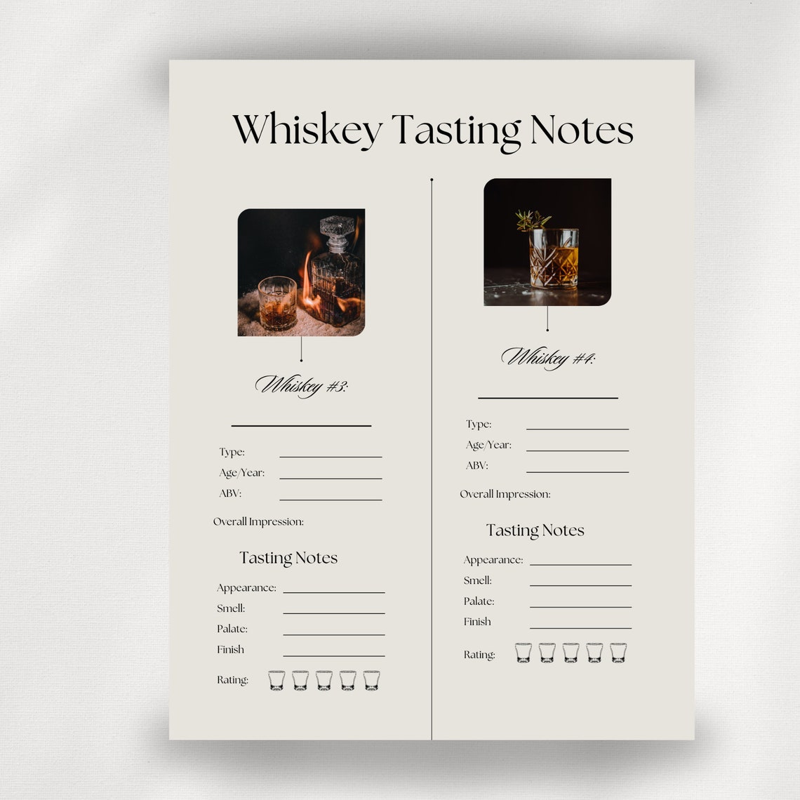 Whiskey Tasting Guide, Whiskey Party, Bourbon Tasting, Score Card ...