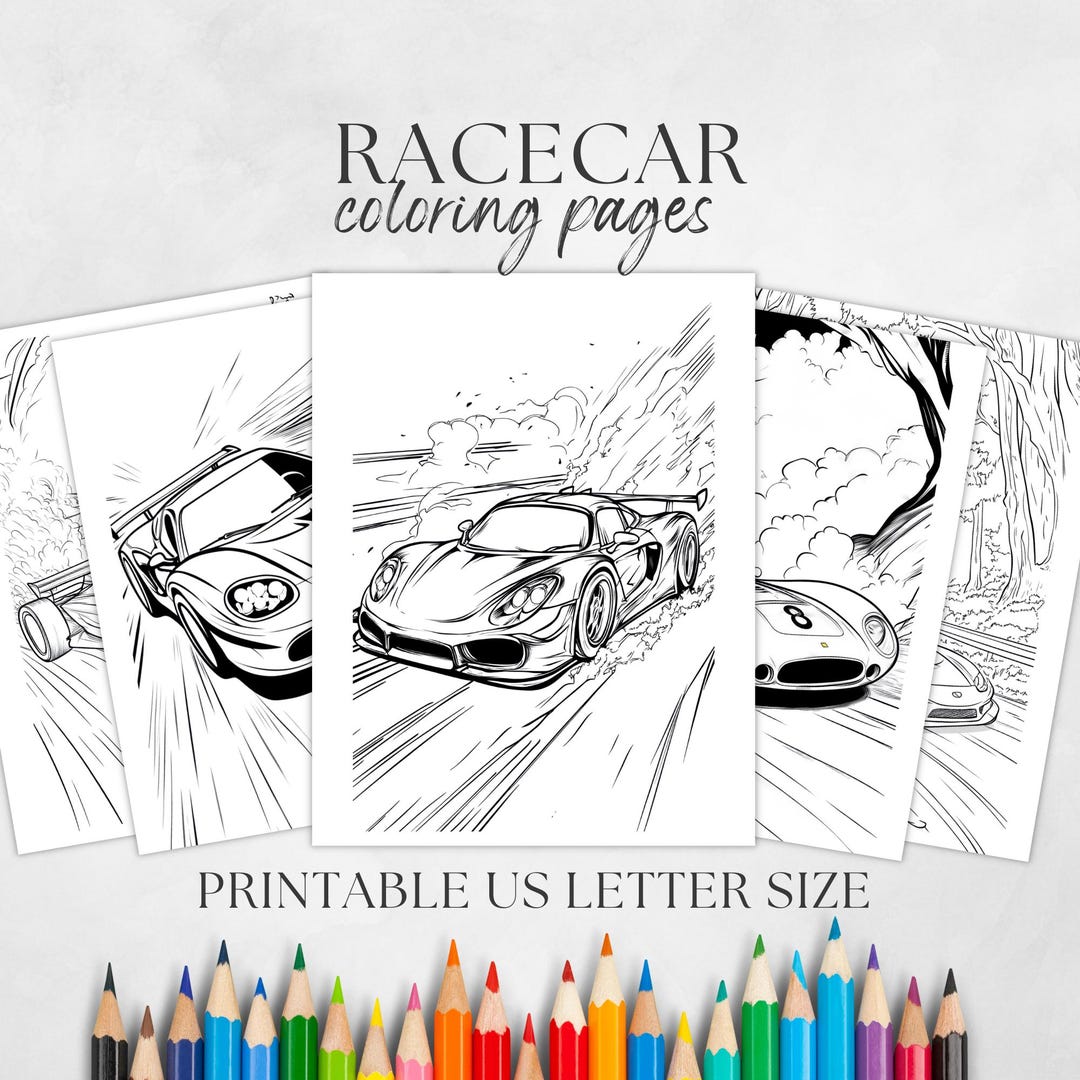 Racecar Coloring Pages, Racing Car Birthday, Fast One Birthday, Two ...