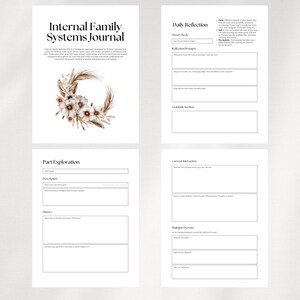 Internal Family Systems Journal IFS Journal Prompt Therapy Worksheets ...