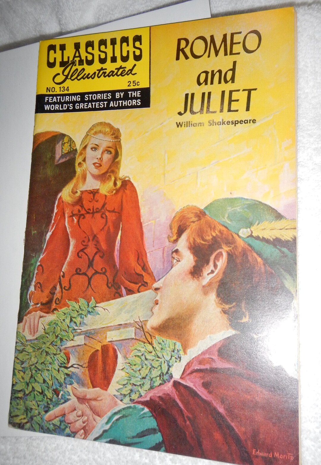 Classics Illustrated Comics Number 134 Romeo and Juliet Vintage Comic ...