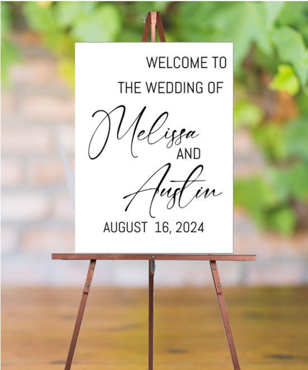 Basic Wedding Welcome Sign Template - Etsy