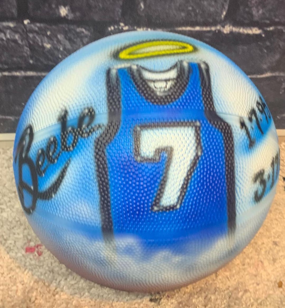 Custom Airbrush Memorial Sports Balls-personalized Names, Soccer ...