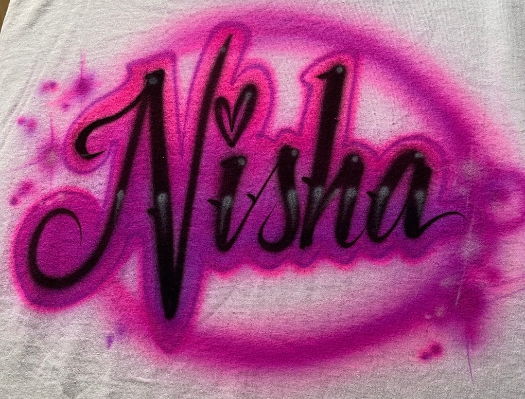 Custom Airbrush T-shirt - Personalized Design - Etsy