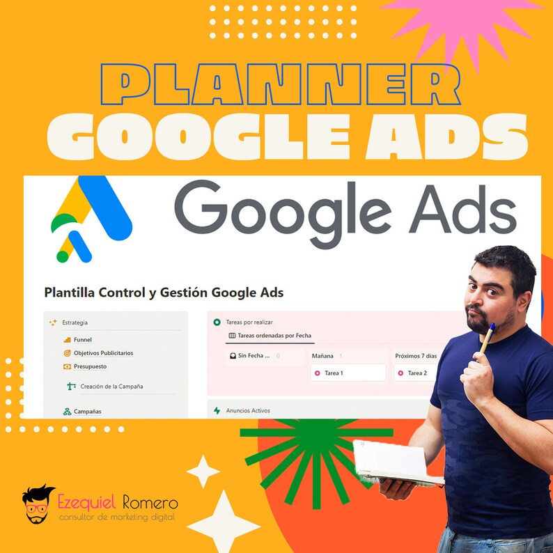 Google Ads Planner – Template - Etsy