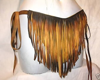 Leather loincloth | Etsy