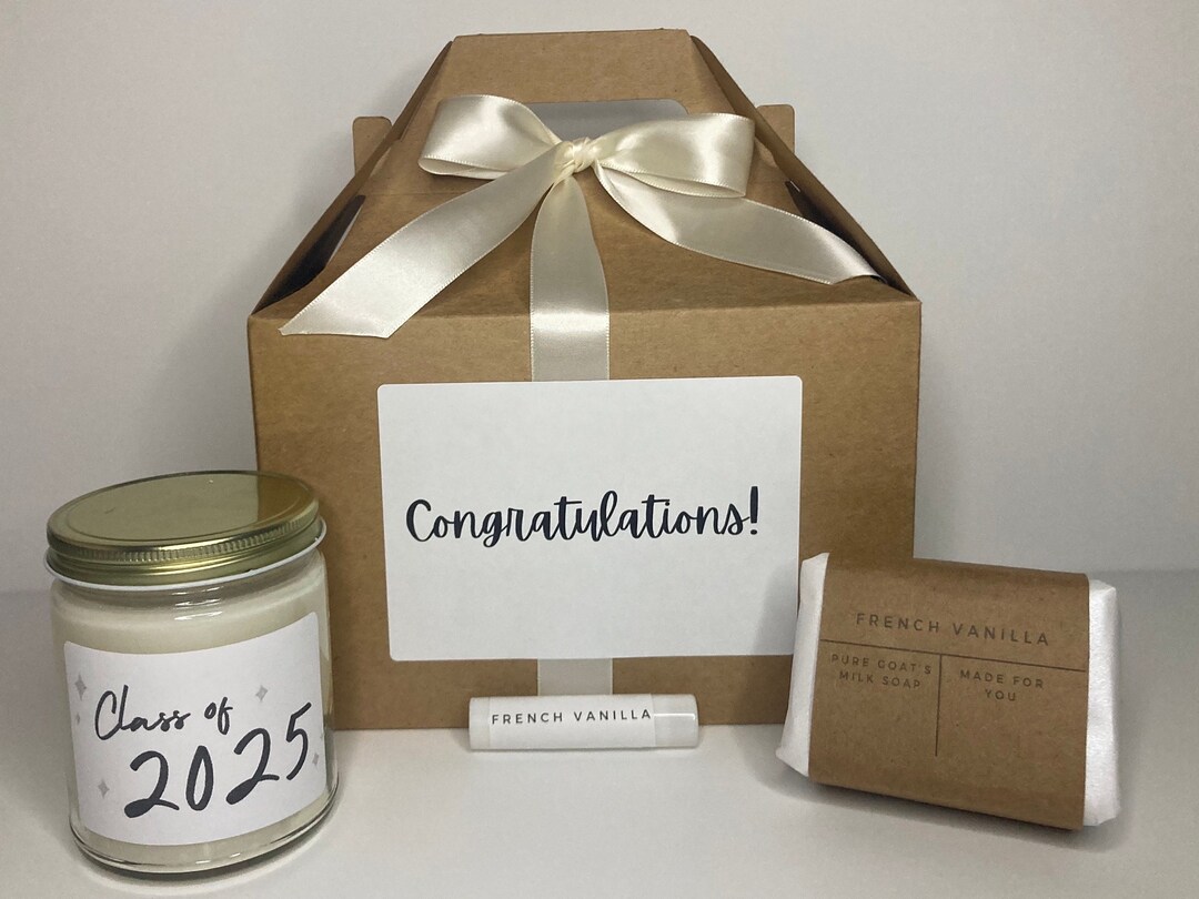 Congratulations Gift Set, Graduate Candle Gift Set, Class Of, Congrats ...