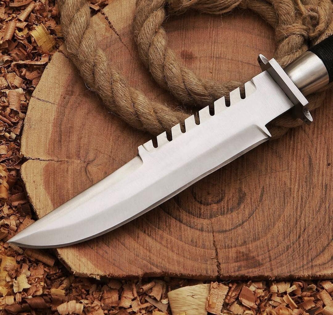 Commando Knife Custom Handmade Forged Steel Bowie Knife Hallow Handle ...