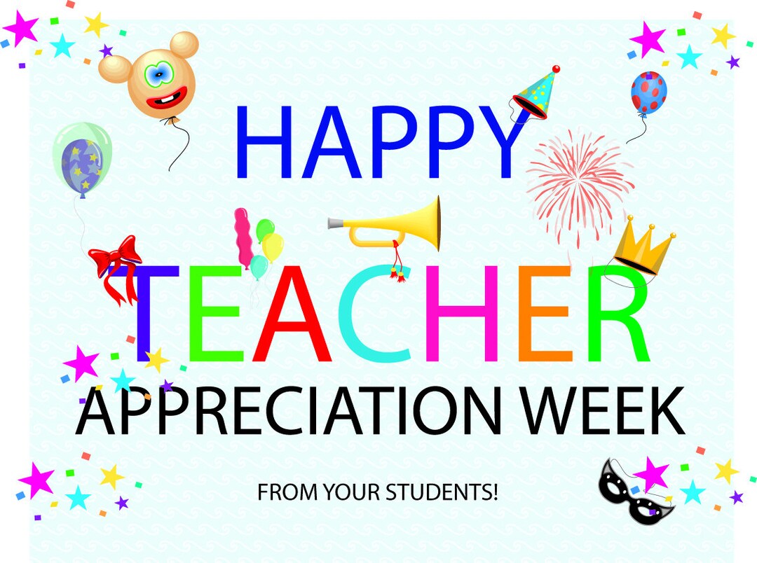 Teacher Appreciation Week Sign - Etsy