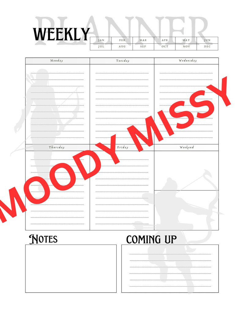 Fantasy Lover Digital Planner Download - Etsy