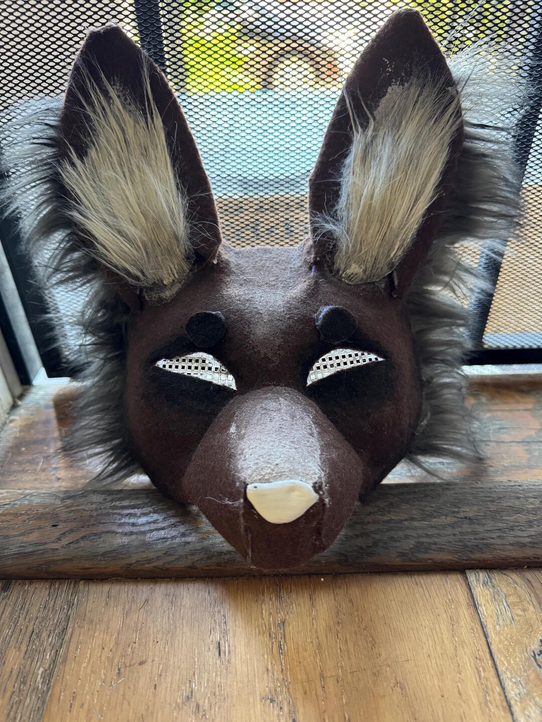 Theiran Coyote Handmade Mask - Etsy