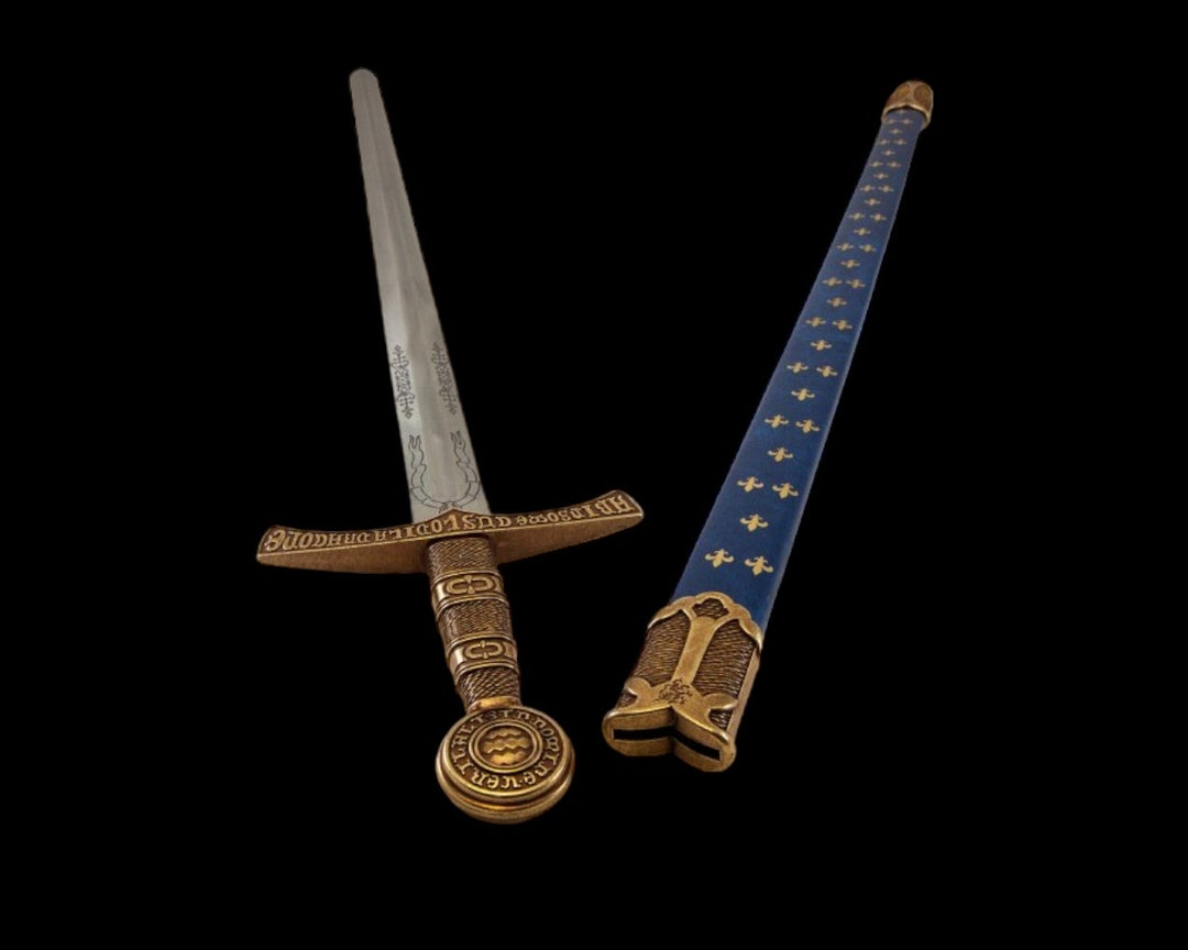 MEDIEVAL SWORD With SCABBARD 14th Century Historical Replica - Etsy