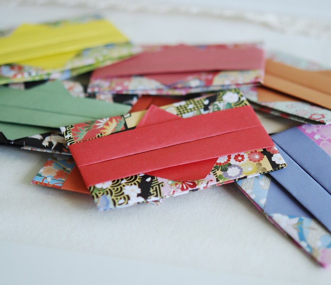 Origami Mini Gift Wrapping Pouch/origami Wrapping/origami Mini Envelope ...