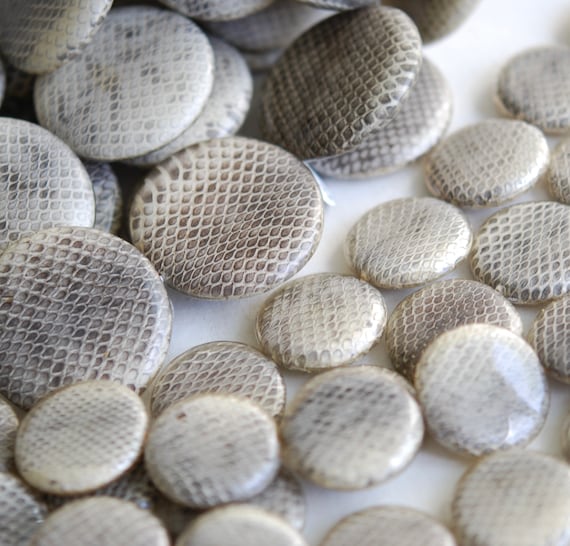 Snake Pattern Coin Beads/snake Skin Beads/unique Beads/animal - Etsy