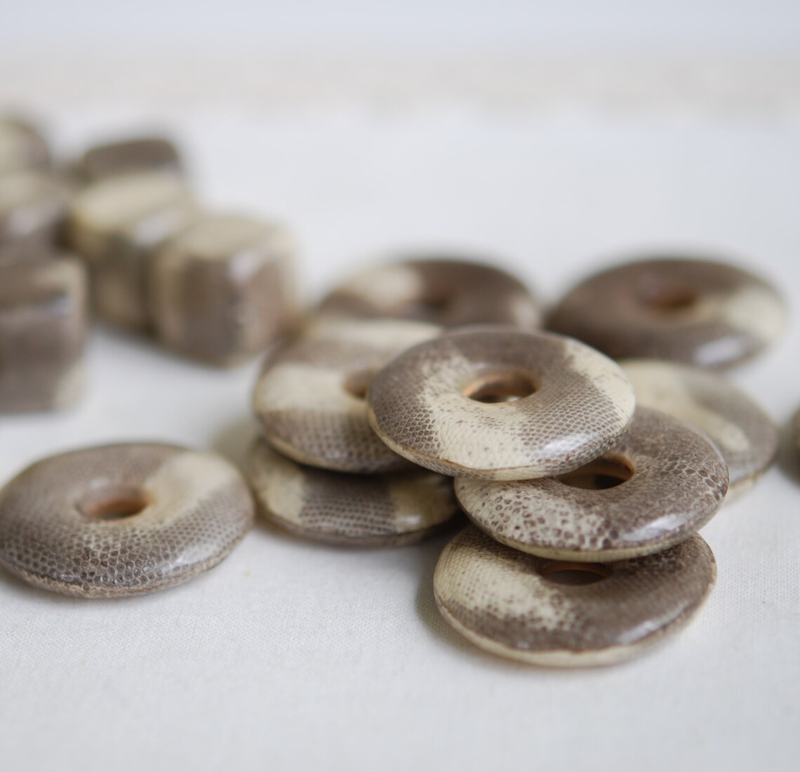 Snake Pattern Beads Cute and Ring/snake Skin Beads/jewelry Making Parts ...