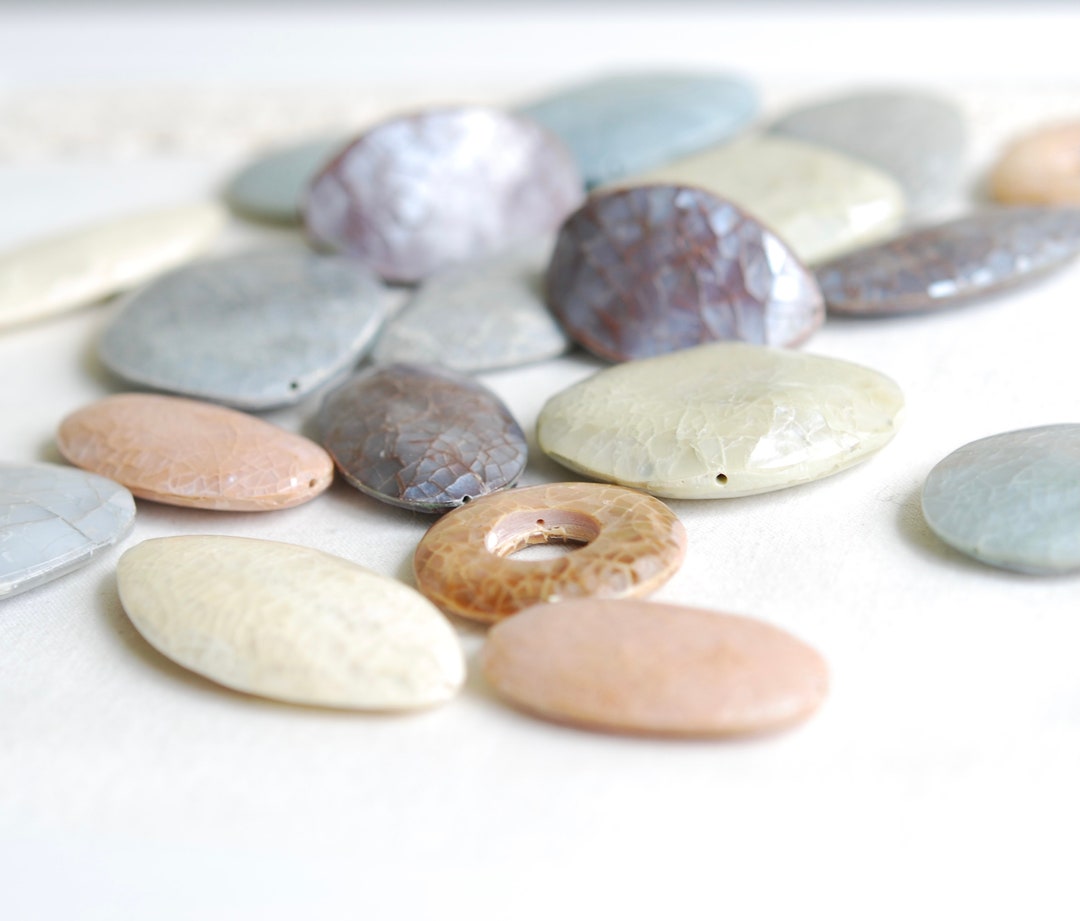Assorted Mother of Pearl Beads/set Shell Beads/shell Beads Bundle/sea ...