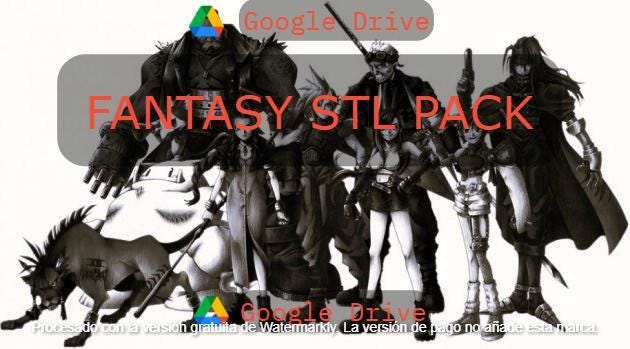 STL Pack Fantasy - File for 3D Printers - Etsy