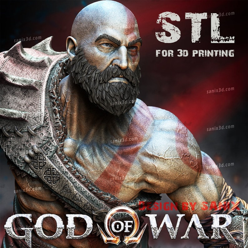God of War STL Pack - 3D Digital Printing - Etsy