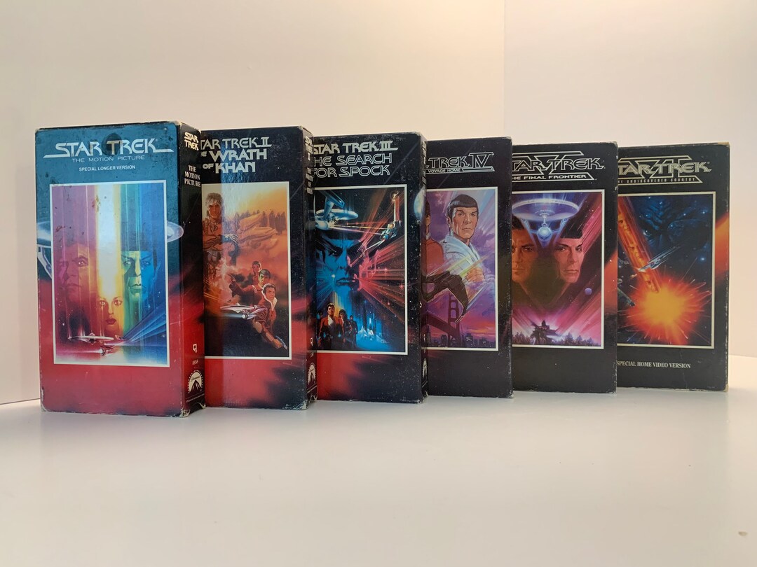 STAR TREK Movie COLLECTION Vhs Marathon Party - Etsy Canada