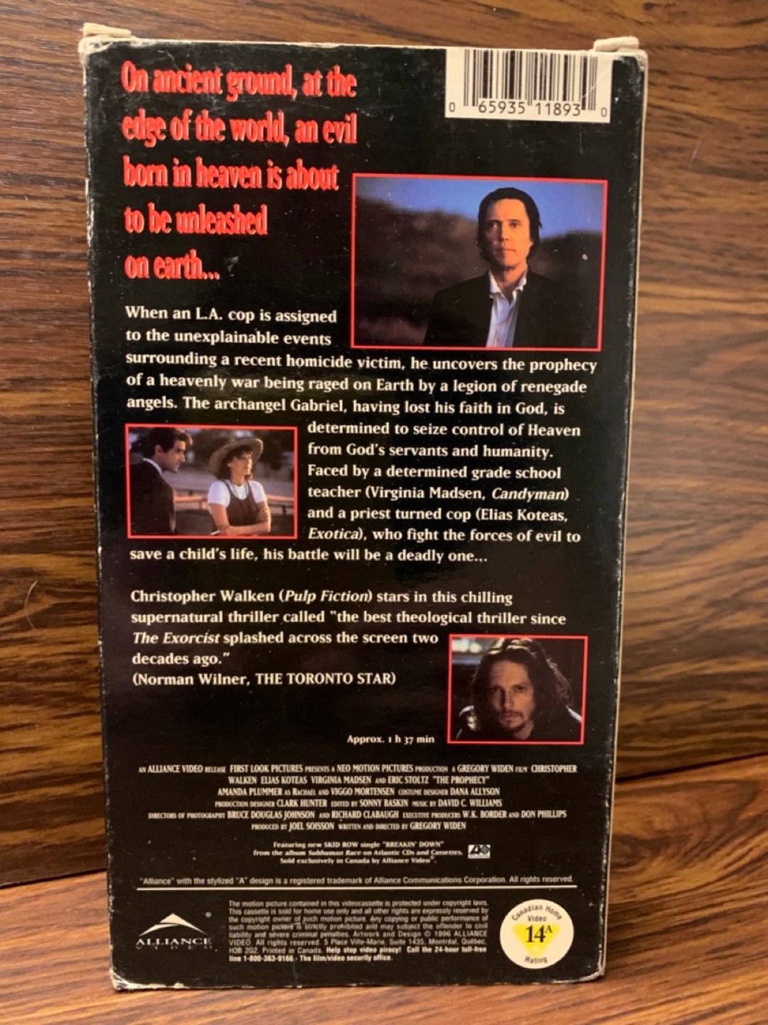 THE PROPHECY on VHS - Etsy