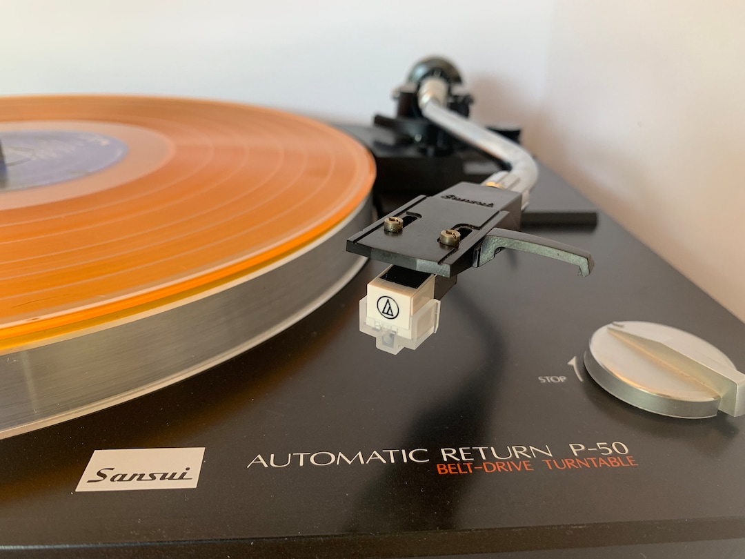 SANSUI P-50 Turntable Semi-automatic - Japan - New Cartridge and Stylus ...