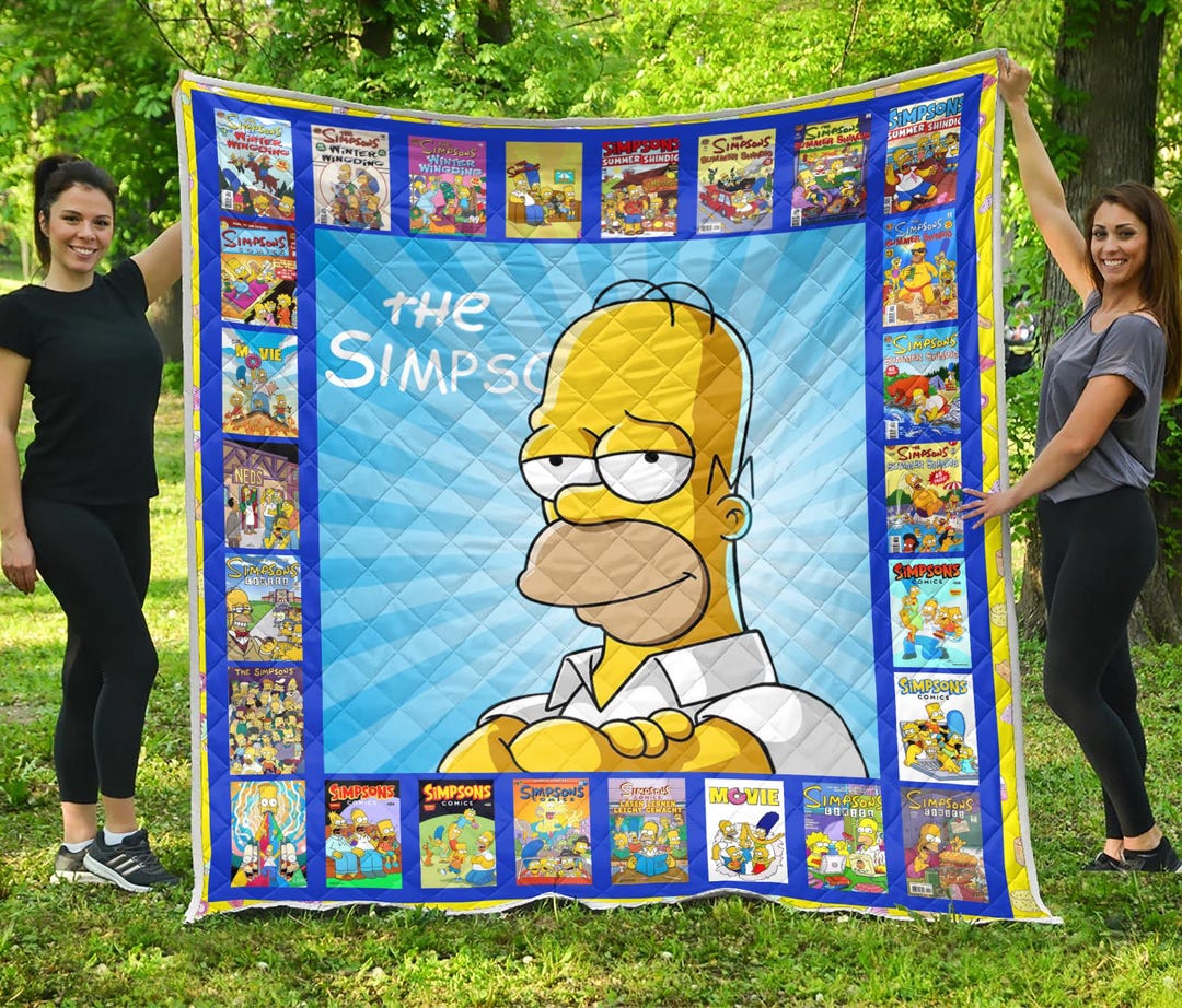 The Simpsons All Season Quilts, the Simpsons Characters Throw Quilts ...