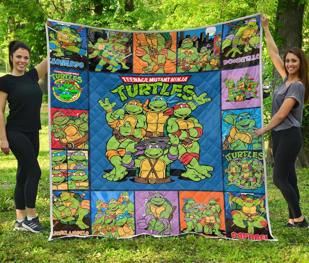 Teenage Mutant Ninja Turtles Quilt, Ninja Turtles Throw Quilts, Premium ...
