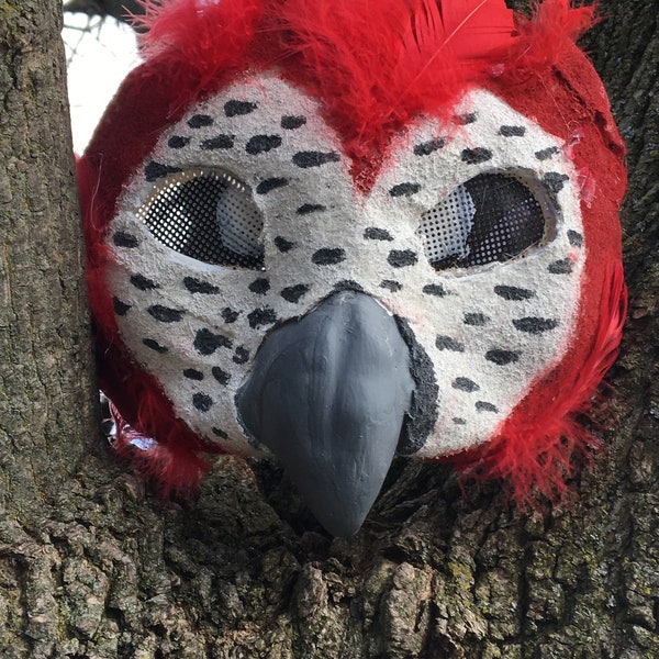 Parrot Furry Mask - Etsy