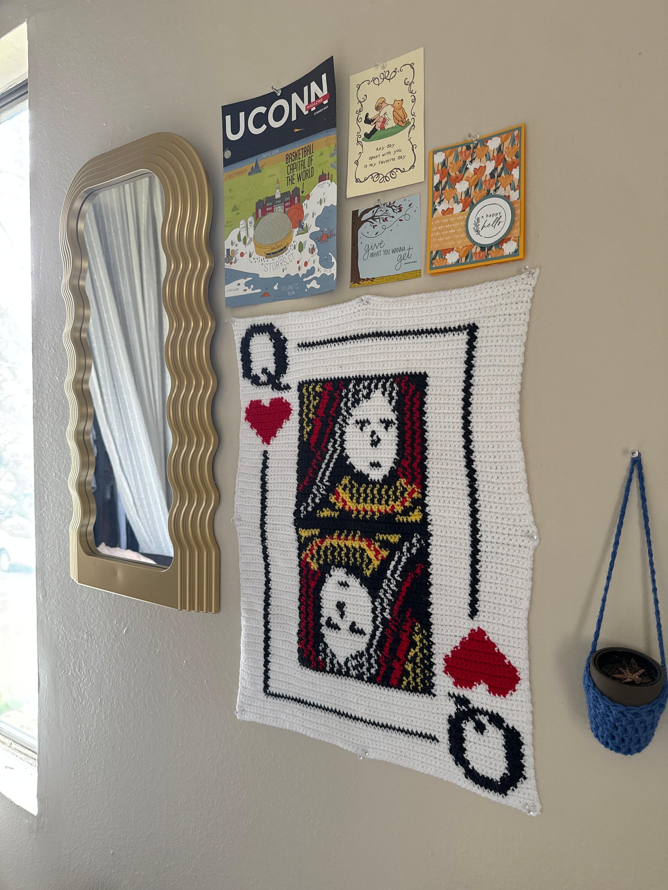 Crochet Tapestry — Playing Card - Etsy