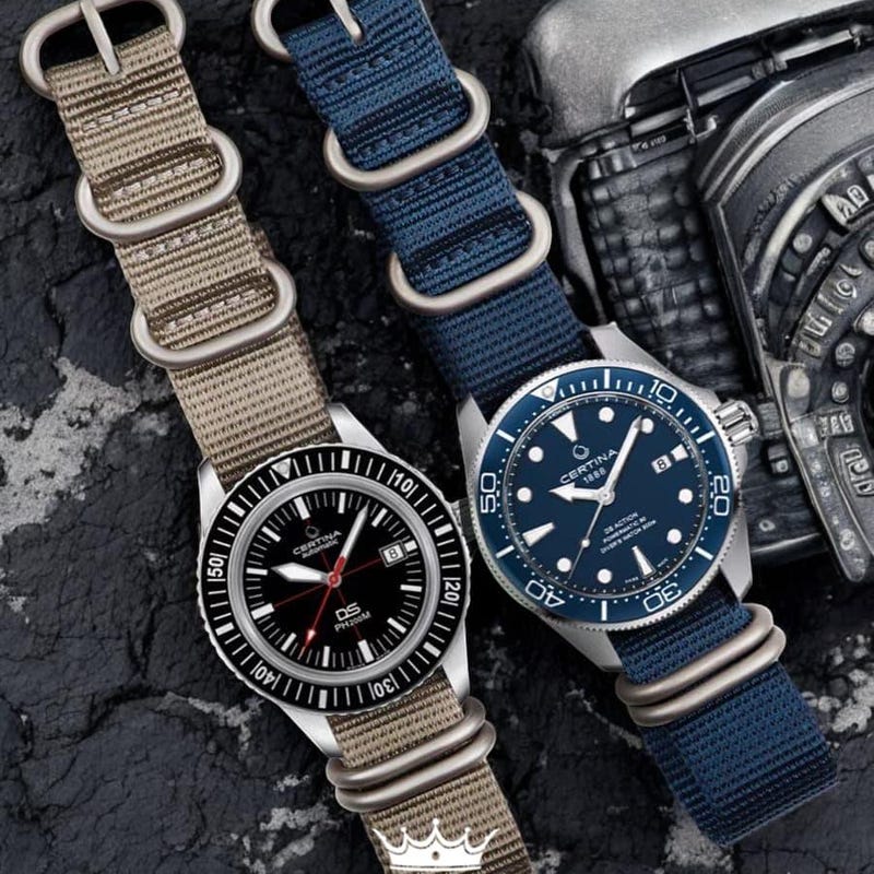 Leather Nato Strap Green - Etsy UK