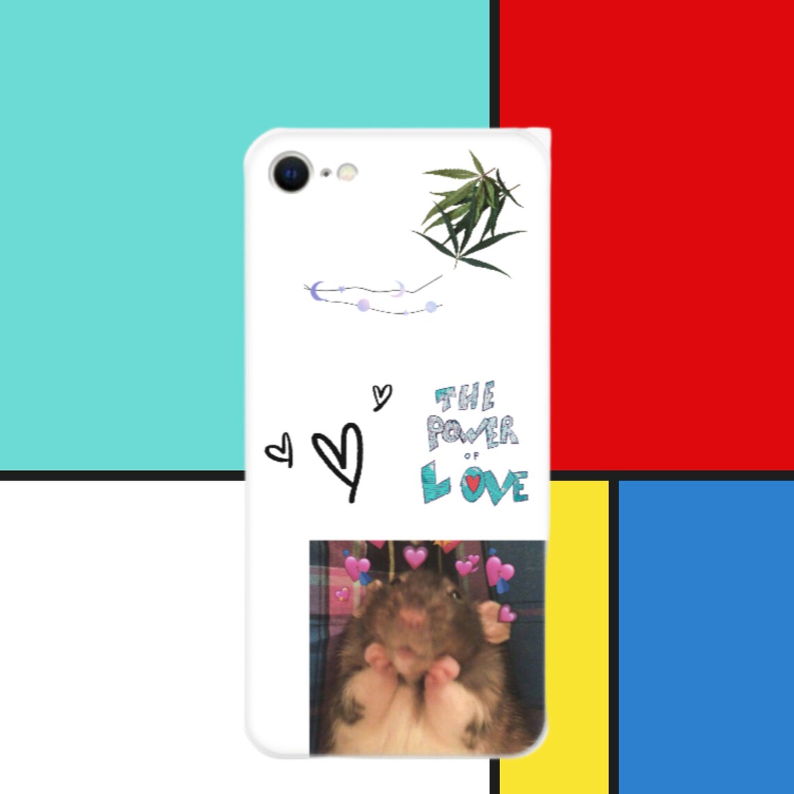 UK Seller, Art Painting Hamster Meme Phone Case Cover Fit for iPhone 15 ...