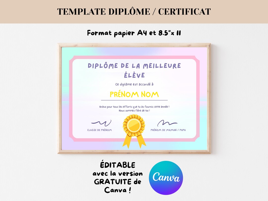 Graduation Certificate for Child Congratulations Child Diploma ...