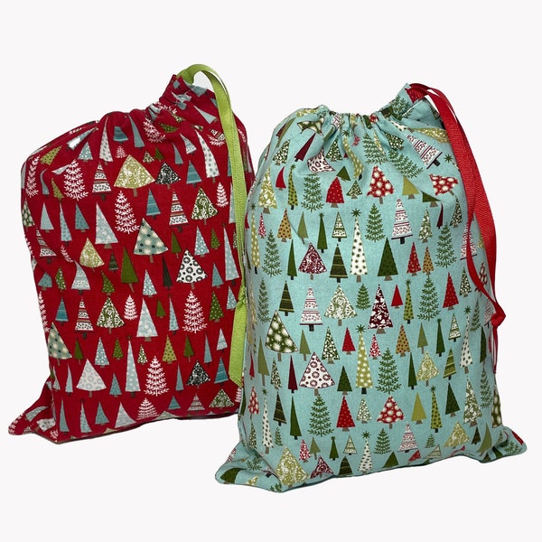 Christmas Cloth Bags - Etsy