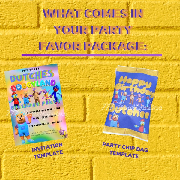 Doggyland Birthday Party - Etsy