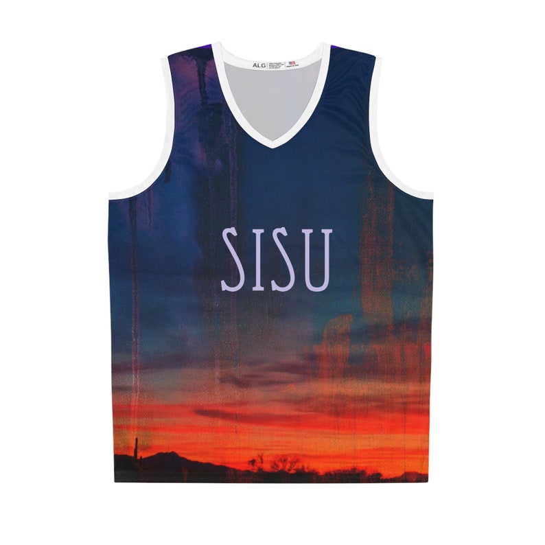 SISU Tucson Sunset Basketball Jersey by Jilly Jesson - Etsy