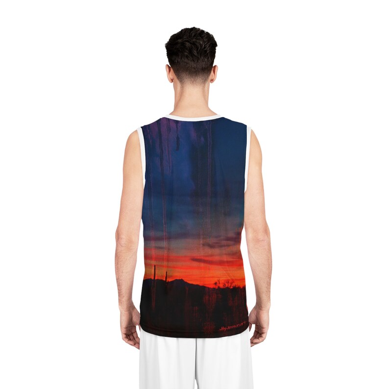 SISU Tucson Sunset Basketball Jersey by Jilly Jesson - Etsy