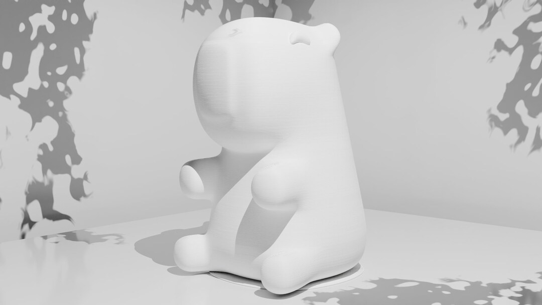 Cute Capybara Companion Figure STL 3D Print File, Digital Download for ...