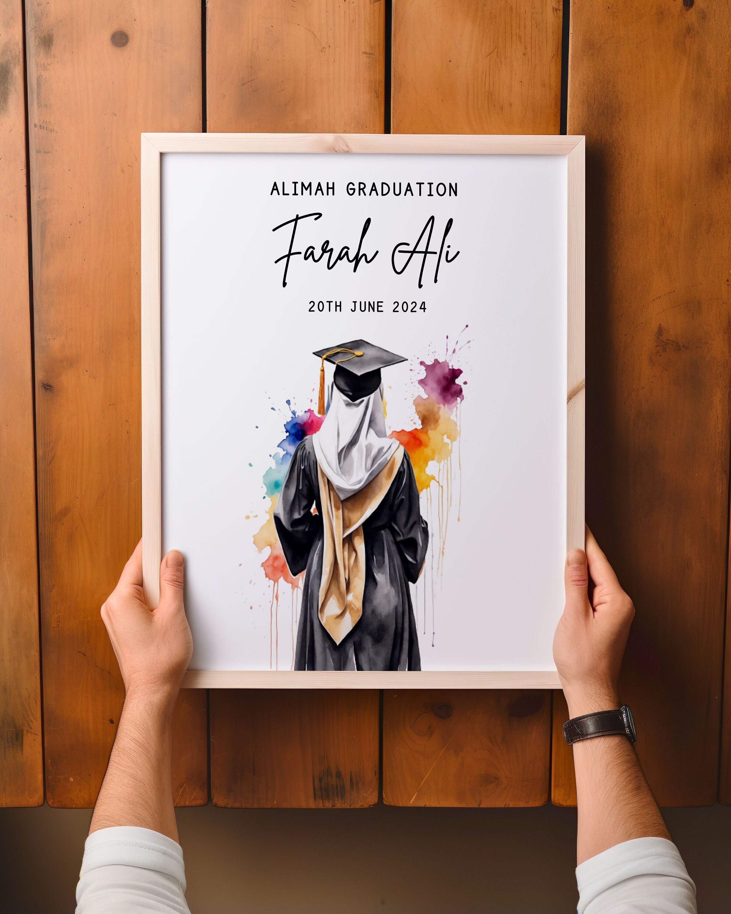 Alimah Graduation Greeting Card Alimah Card Alimah Gift for Her Alimah ...