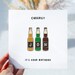 Beer Bottle Birthday Card Personalised Cider Bottle Card Larger Bottle ...
