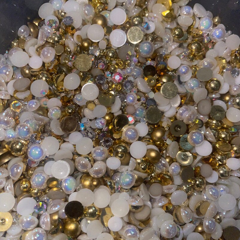 Gold Rhinestones - Etsy