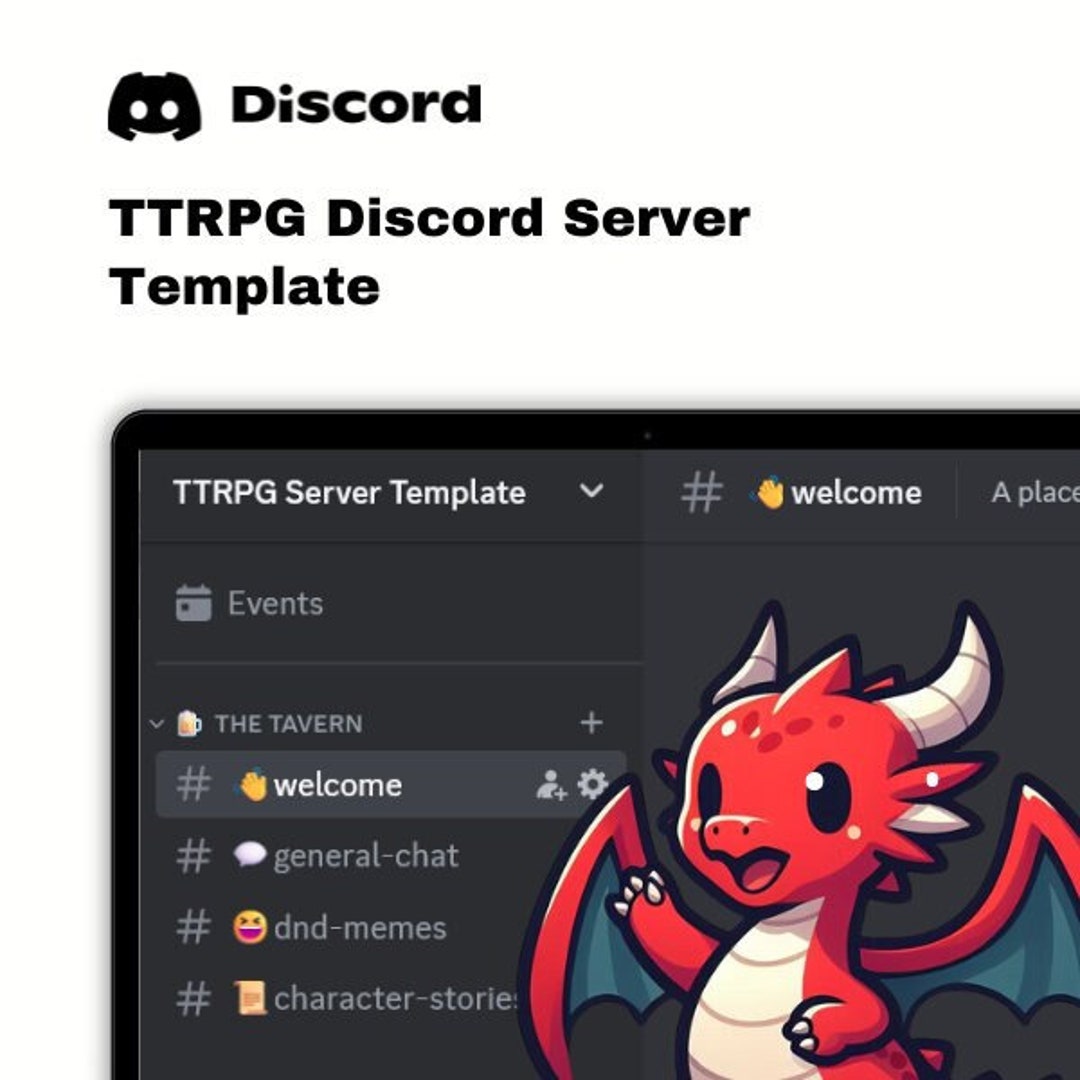 TTRPG Discord Server Template - Etsy