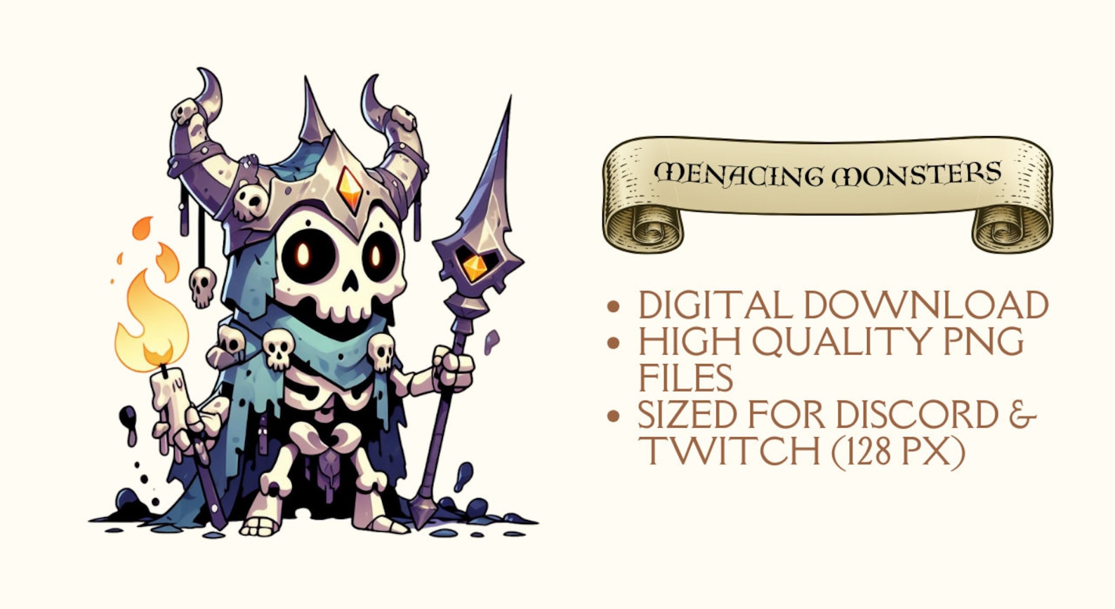 Menacing Monsters | 50 Dnd Themed Emojis for Discord & Twitch - Etsy