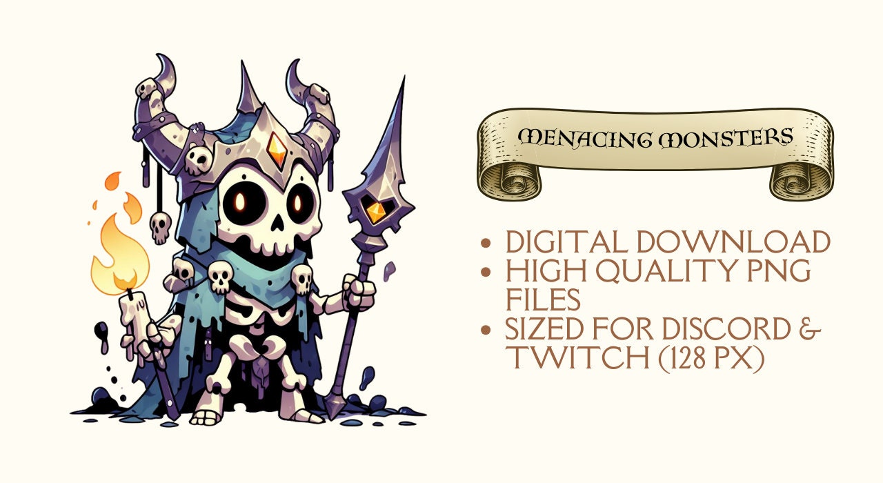 Menacing Monsters | 50 Dnd Themed Emojis for Discord & Twitch - Etsy